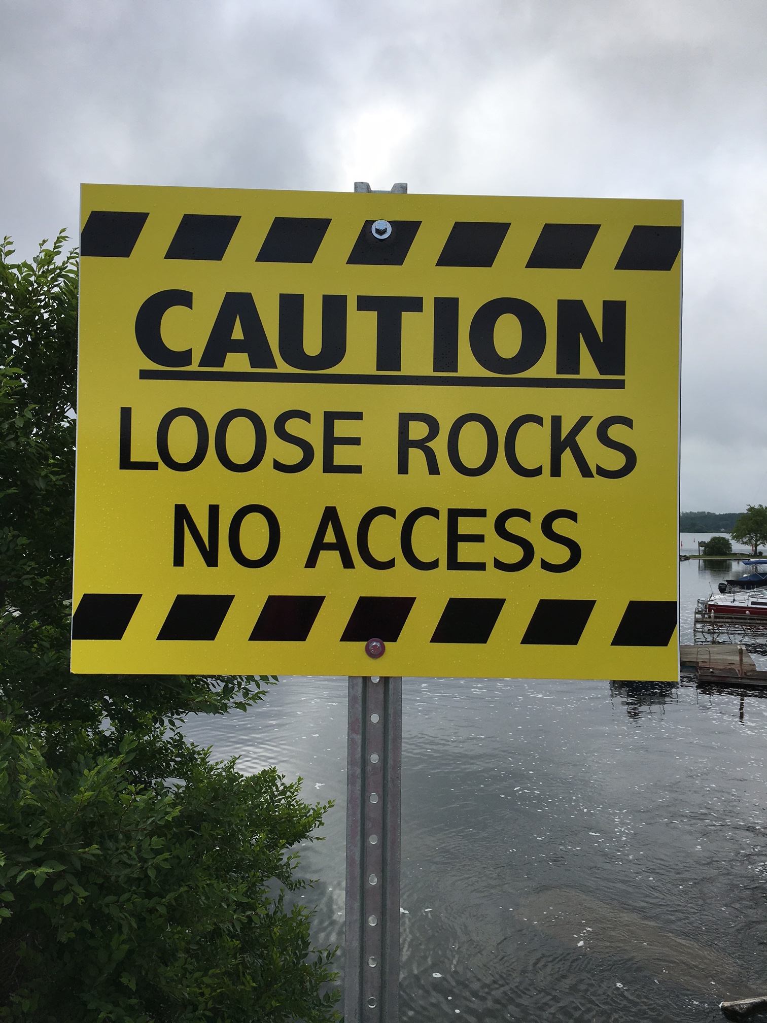 Loose Rocks on north east side of Main Street Bridge | Robin, The Mayor